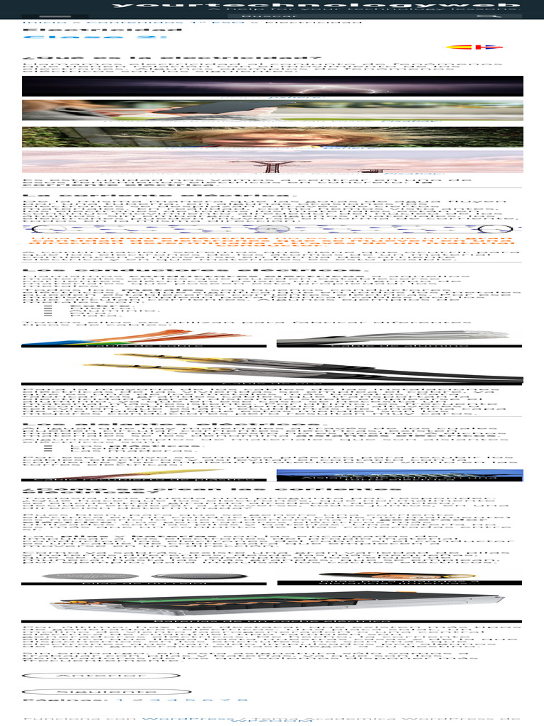Electricidad - Yourtechnologyweb - Page 2 | PDF | Corriente eléctrica | Aislador (Electricidad)