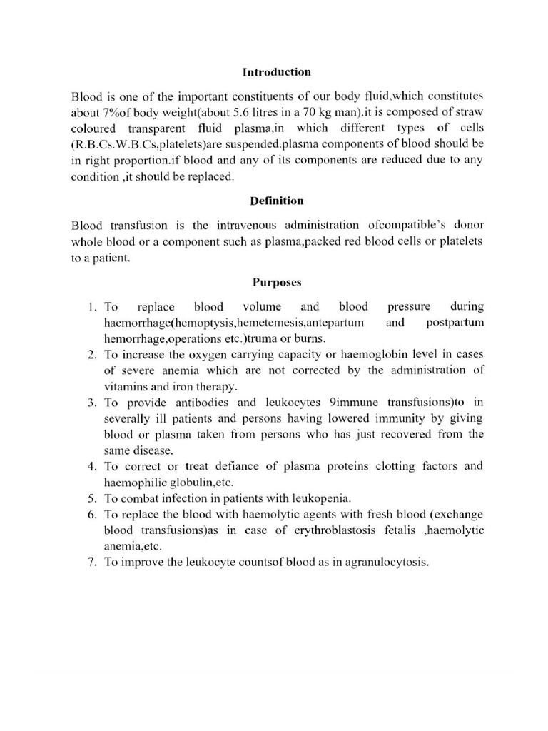 Process of Anemia | PDF