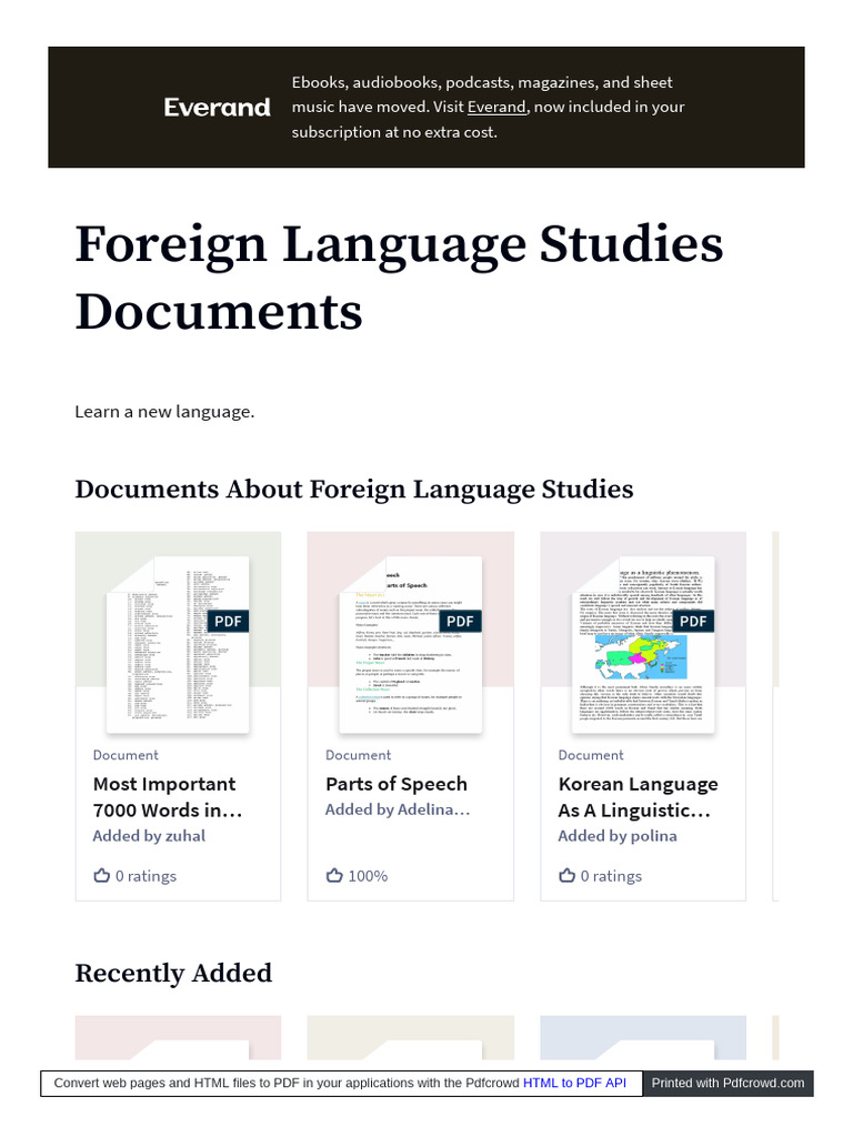 WWW Scribd Com Docs Foreign Language Studies | PDF | Linguistics | Human Communication