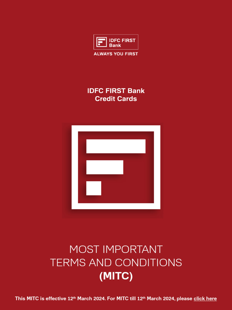 MITC Document Customer | PDF | Credit Card | Payments