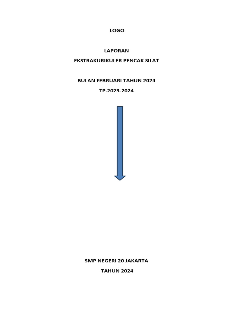 Contoh - Laporan Kegiatan Ekstrakurikuler 2024 | PDF