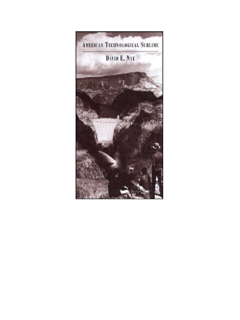 American Technological Sublime (David E. Nye) (Z-Library) | PDF ...