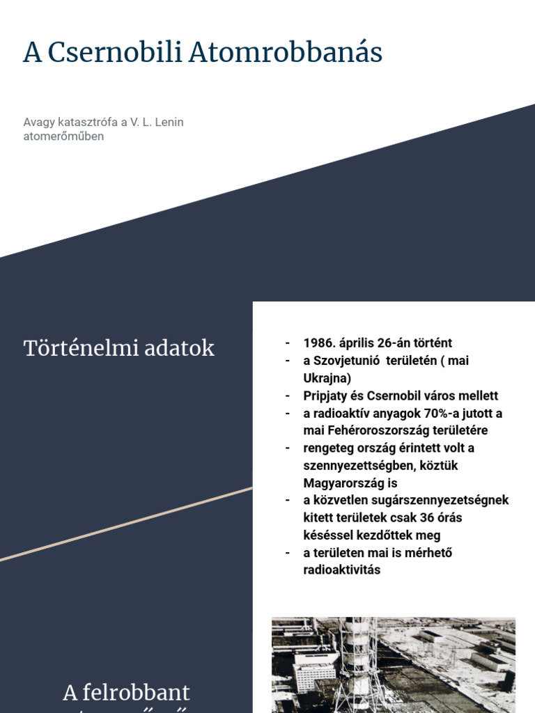A Csernobili Atomrobbanás | PDF