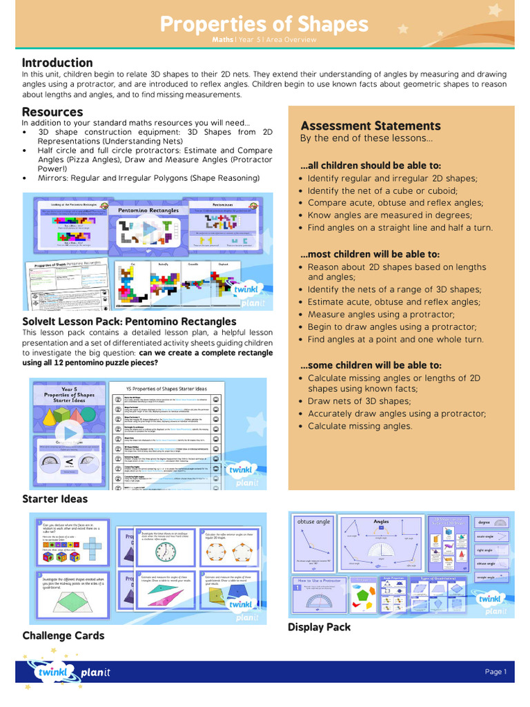 Area Overview | PDF | Shape | Rectangle