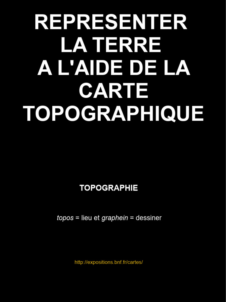 Comprendre la carte topographique | PDF | Topographie | Géographie