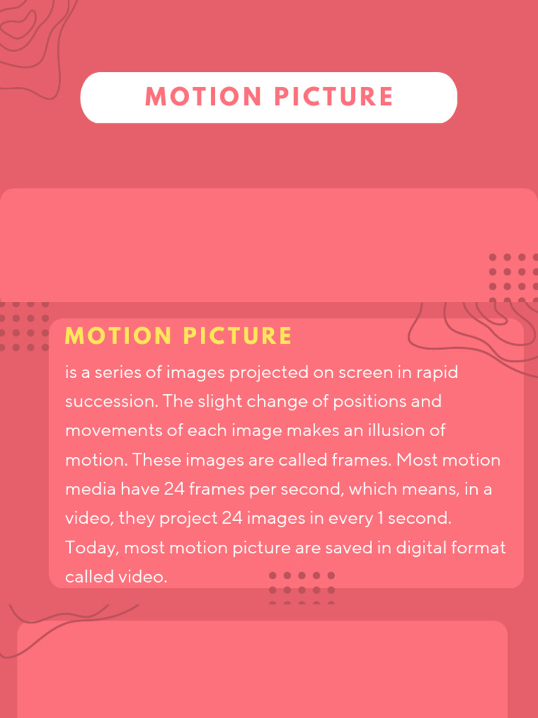Understanding Motion Pictures | PDF