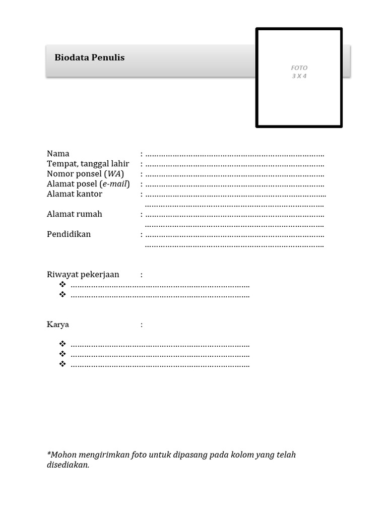 Format Penulis - 2023 | PDF
