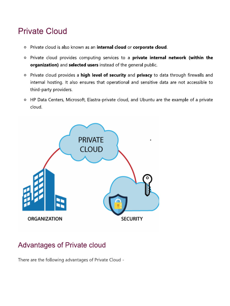 Private Cloud | PDF