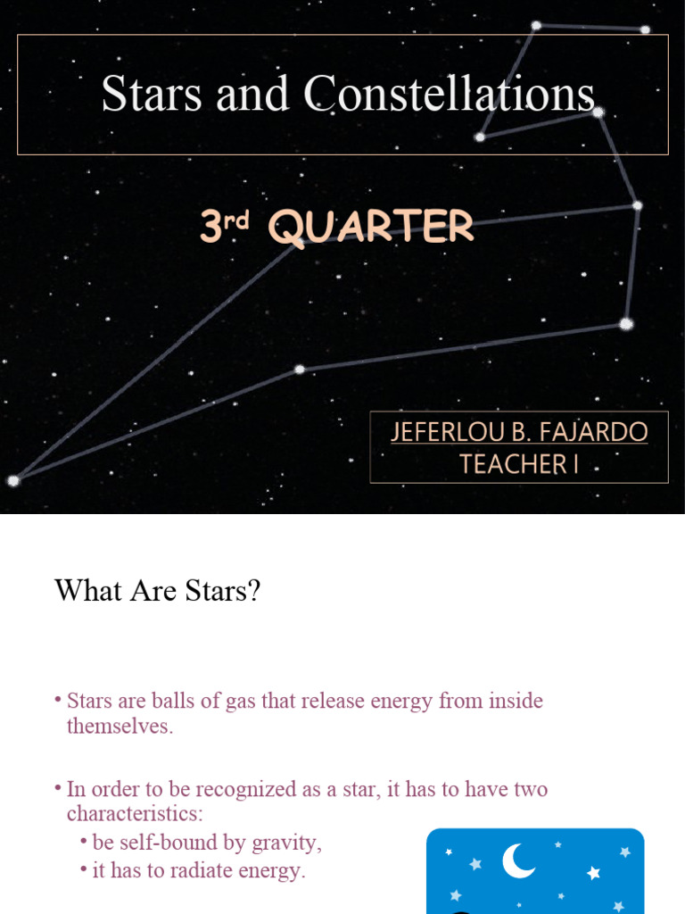Stars and Constellation | PDF | Science & Mathematics