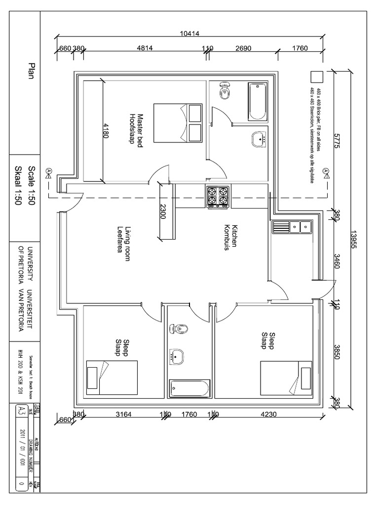 002 Beach House - Plans A3 | PDF