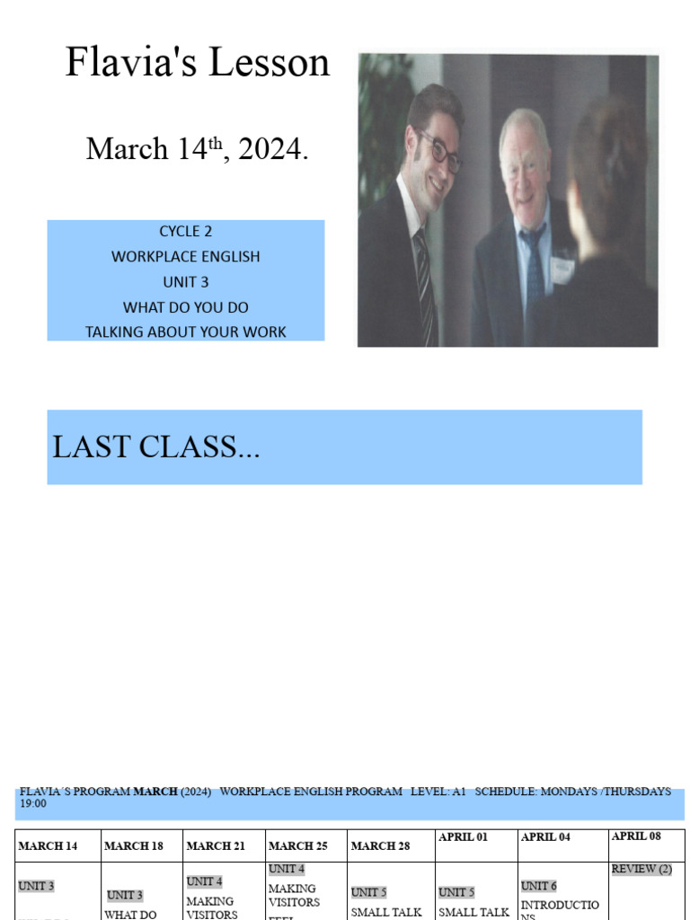 Flavia's Lesson March 14th 2024 | Download Free PDF | Language Families | Grammar