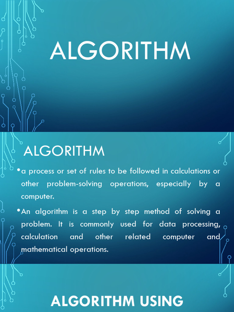 2 Algorithm Pdf Algorithms Login
