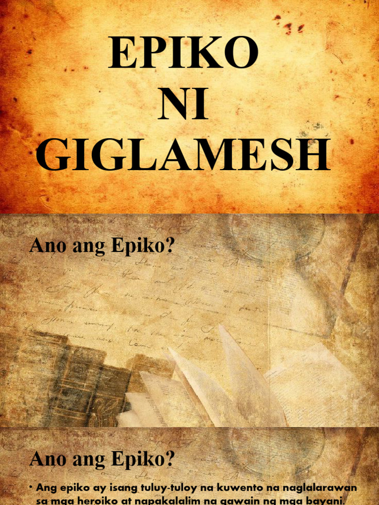 Epiko Ni Giglamesh | PDF
