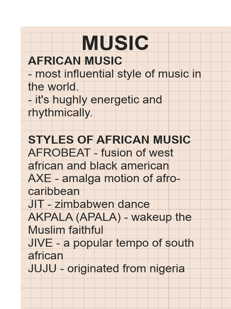 Mapeh Notes | PDF | Hip Hop Music | Jazz