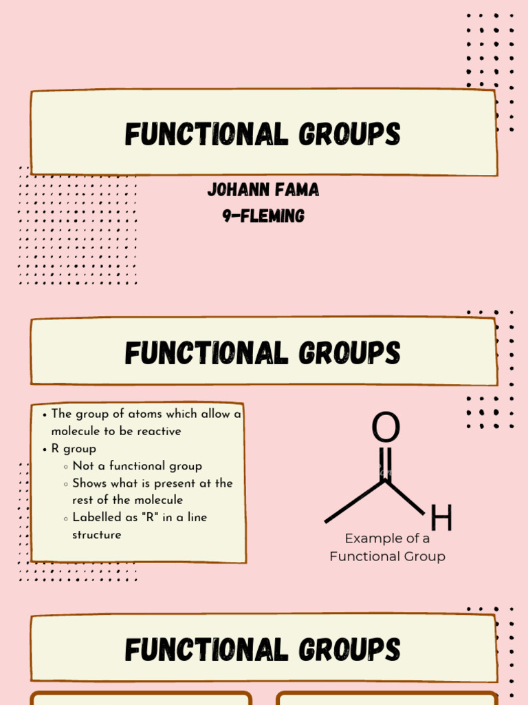 Functional Groups | PDF | Functional Group | Amine