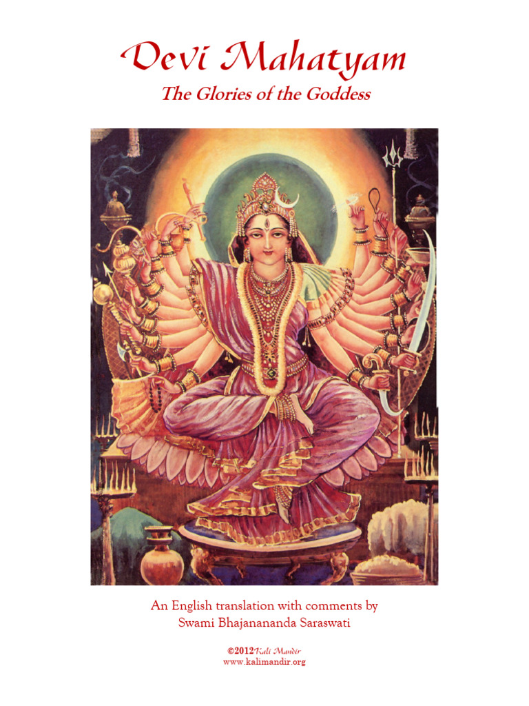 Devi+Mahatyam | PDF | Devi | Vishnu
