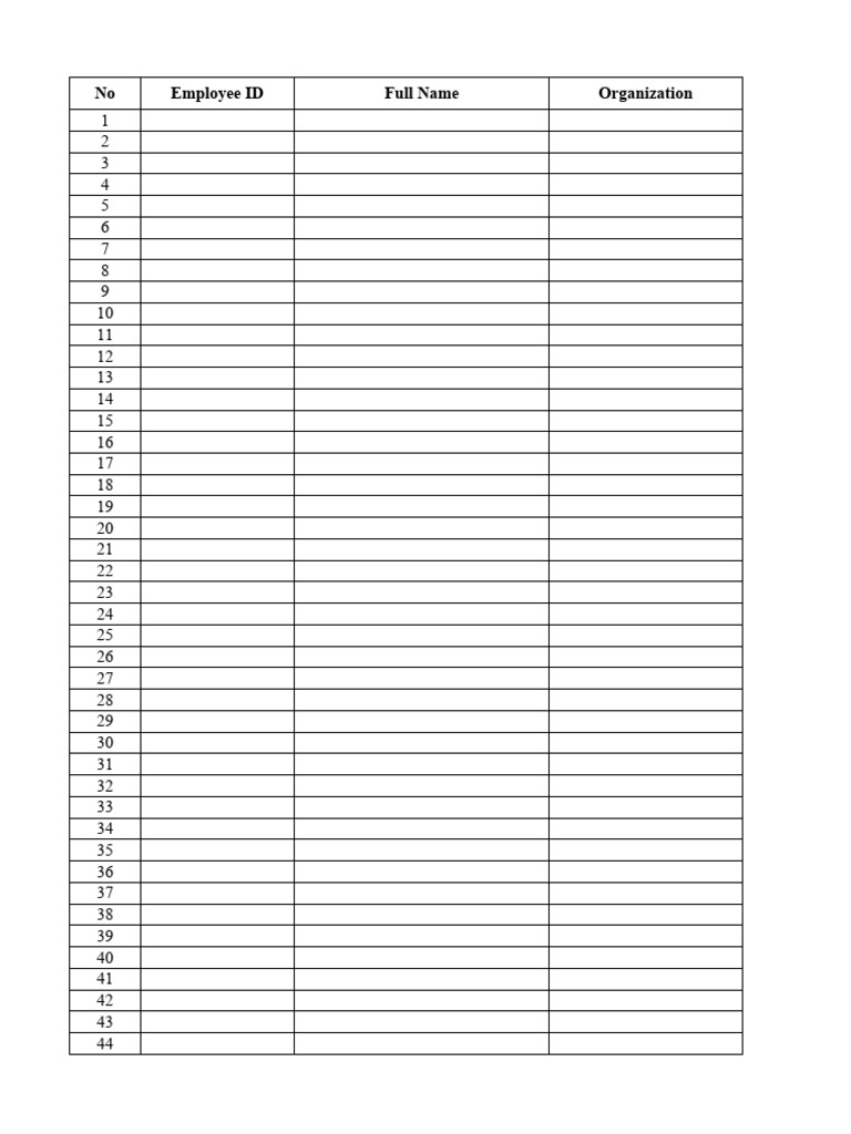 Template THR Kosong | PDF | Technology & Engineering