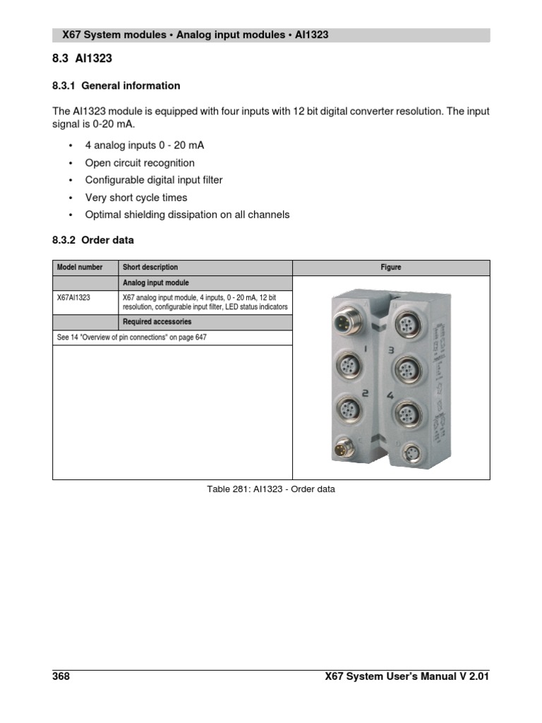 X67ai1323 Eng | PDF | Analog To Digital Converter | Sensor