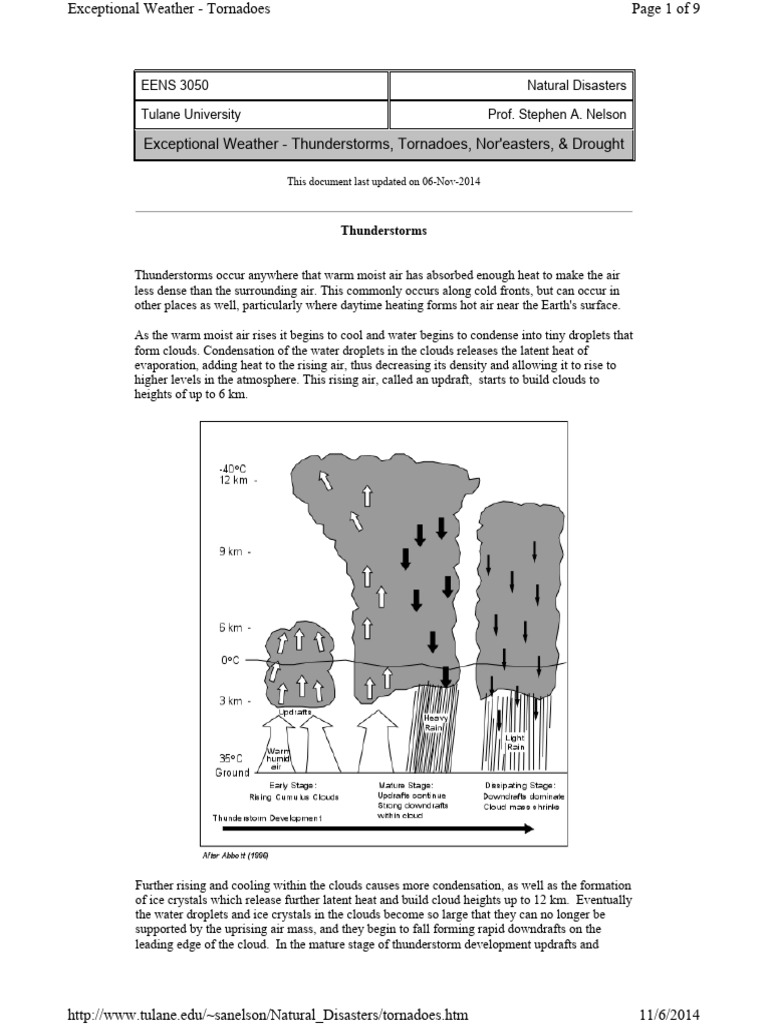 Thunderstorms and Tornadoes Guide | PDF | Tornadoes | Thunderstorm