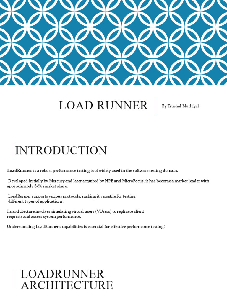 Load Runner | PDF | Simulation | Systems Engineering