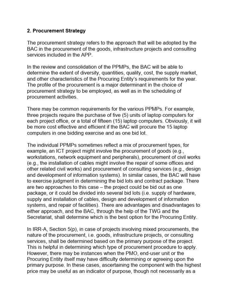 All About Procurement | PDF | Procurement | Economies