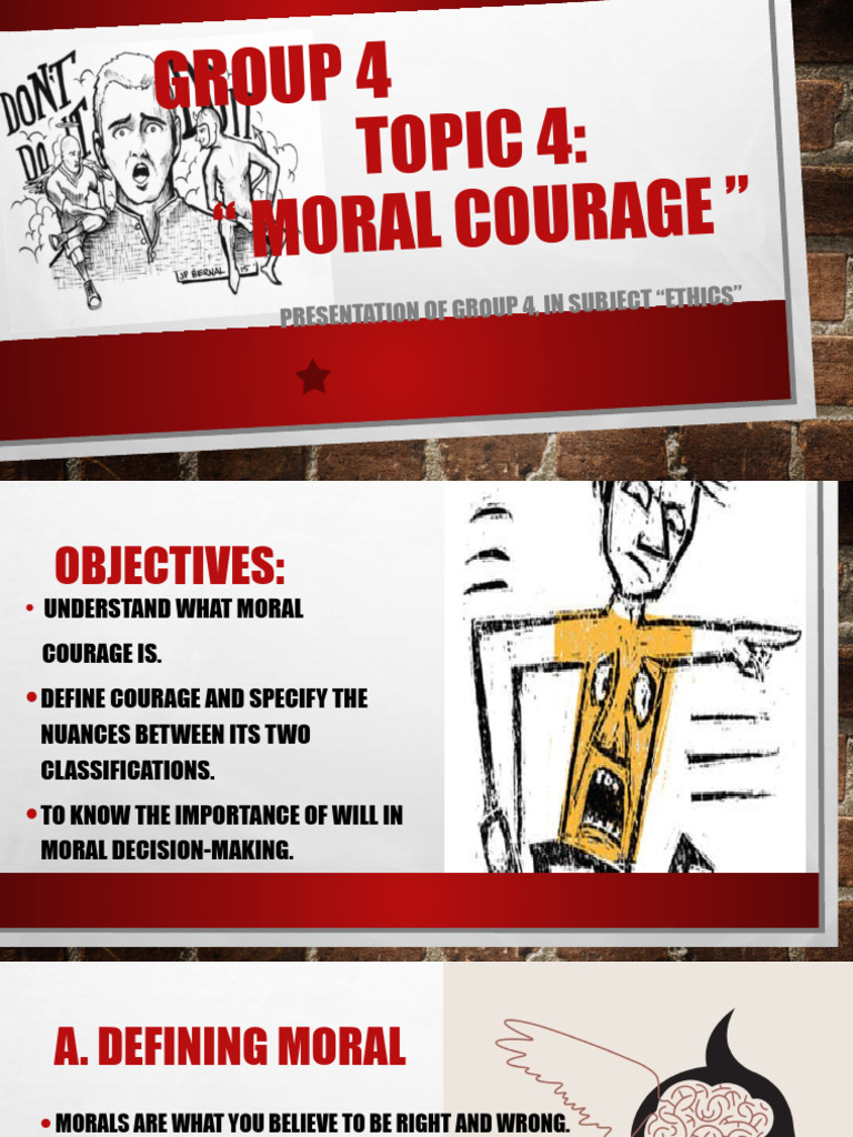 Topic 4 1 | PDF | Courage | Morality