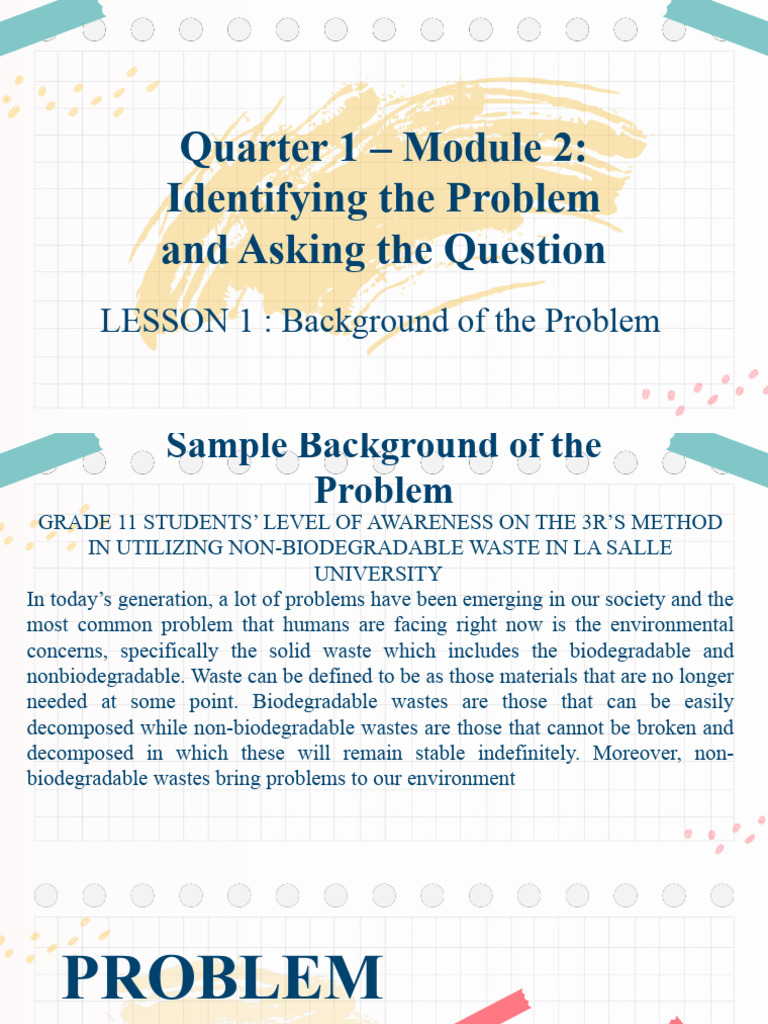 3 Is MODULE 2 Lesson 1 | PDF | Hypothesis | Quantitative Research