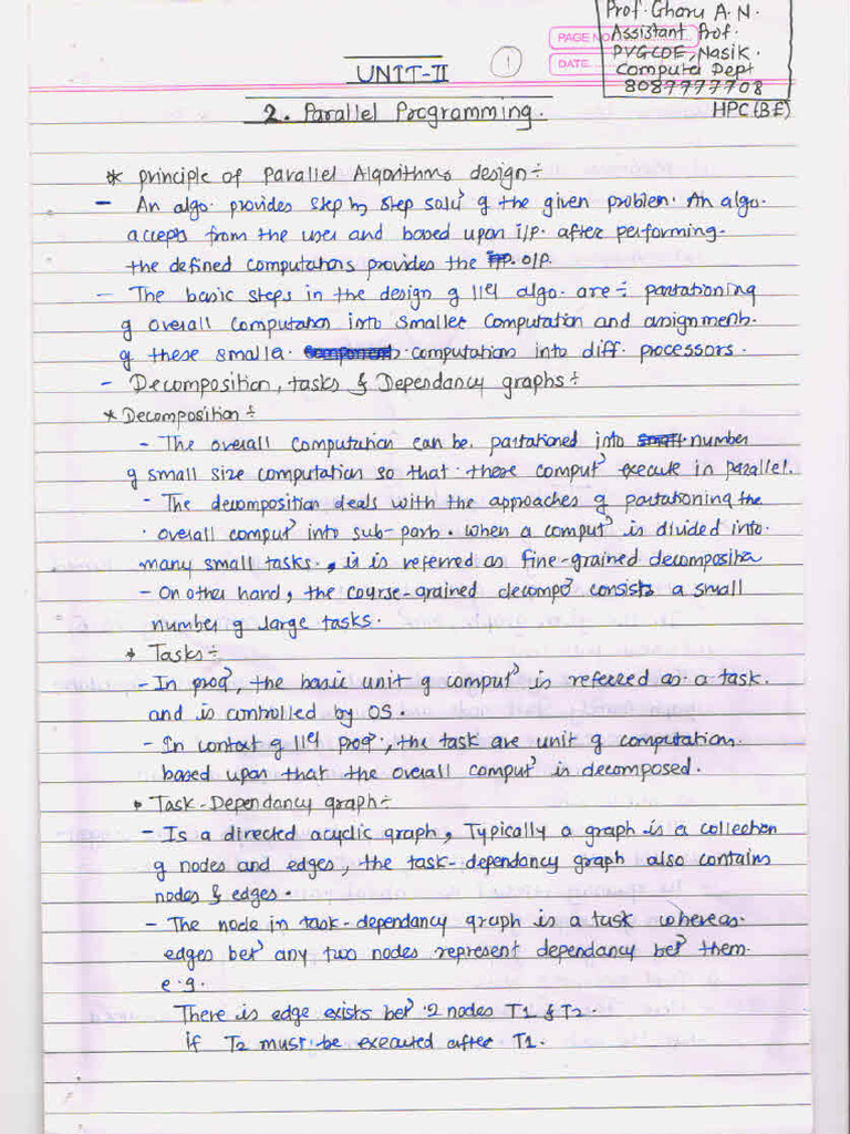 Final HPC Unit II | PDF