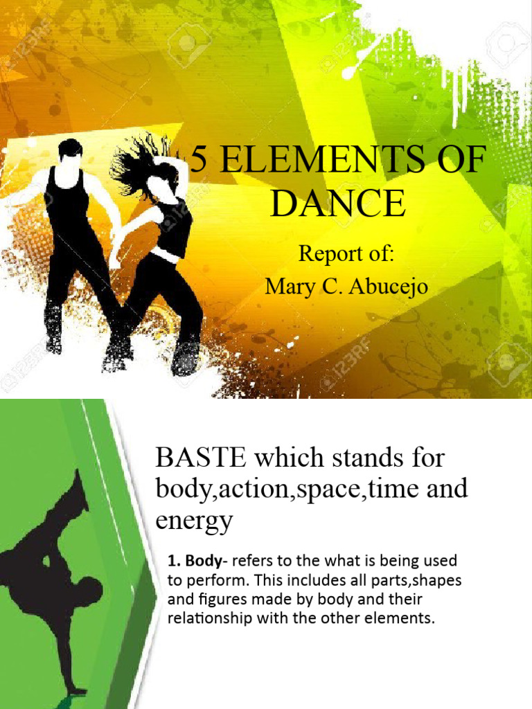 Five Elements of Dance Explained | PDF