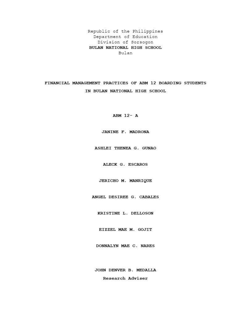 PRACTICAL RESEARCH 2 CHAP 1 Appendices PR2 | PDF | Financial Literacy | Survey Methodology