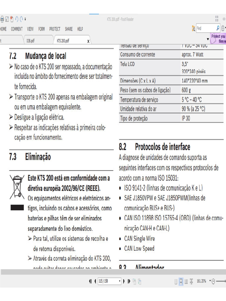 Aviso Do KTS-200 | PDF