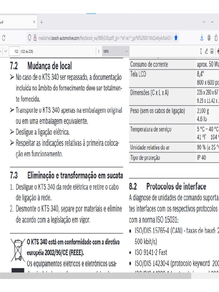 Aviso - KTS 340 | PDF