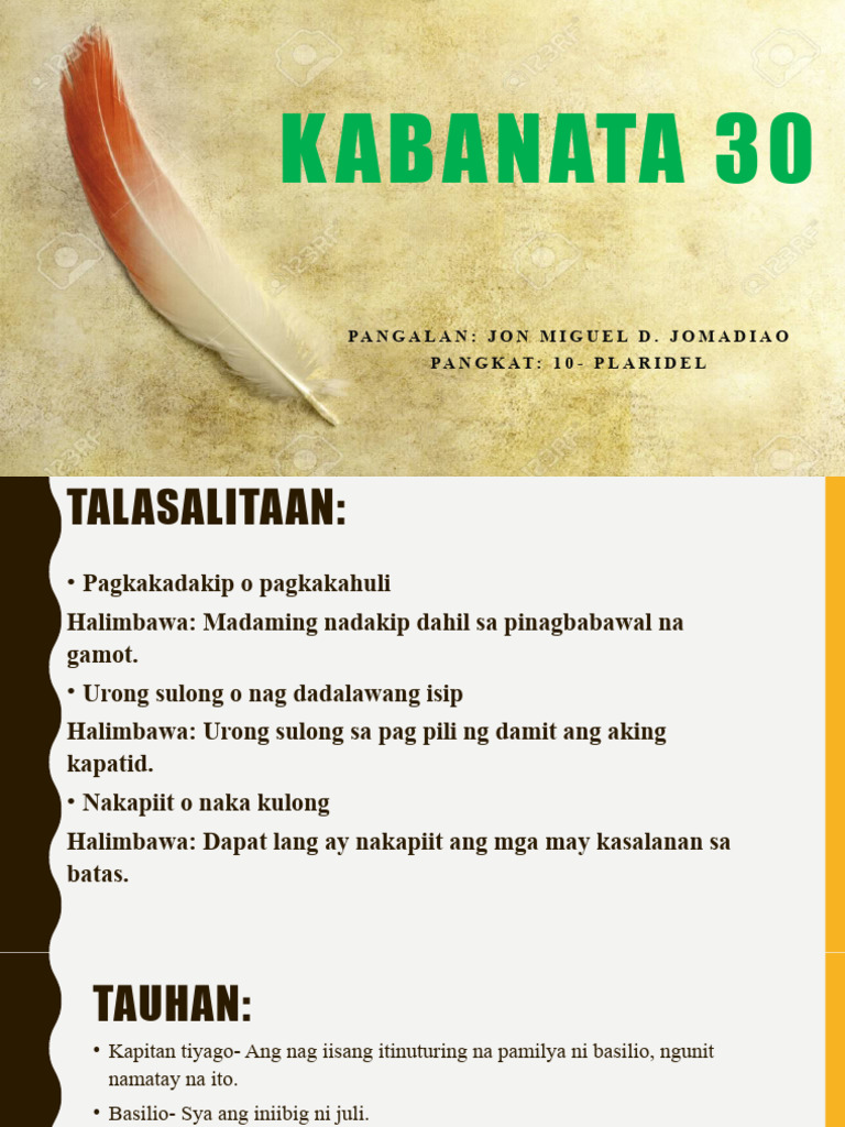 Kabanata 30 | PDF