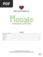 Mosaic Mania ENG2 | PDF | Crochet | Textile Arts