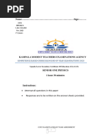 A Level Physics Notes Uganda | PDF | Physics | Metrology