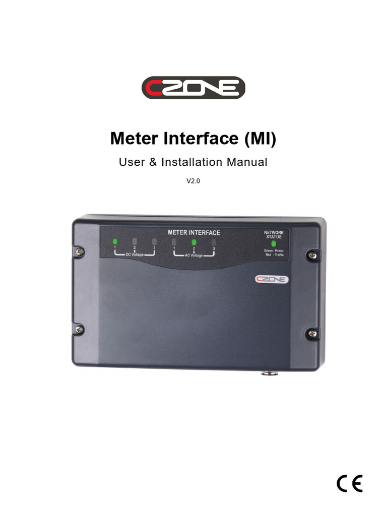 CZone Meter Interface User & Installation Manual v2.0 | PDF | Direct ...