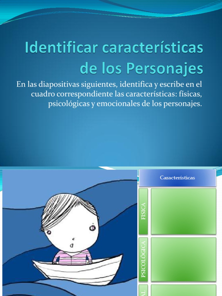Identificar Características de Personajes | PDF