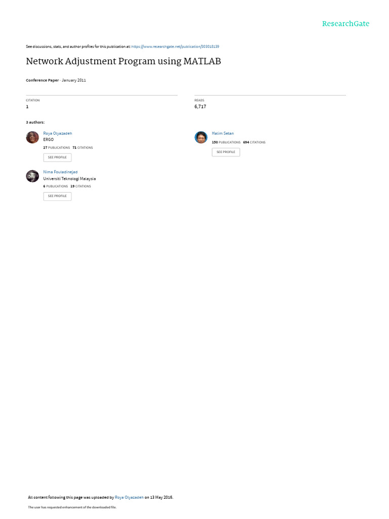 Roya Full Paper | PDF | Statistical Hypothesis Testing | Least Squares