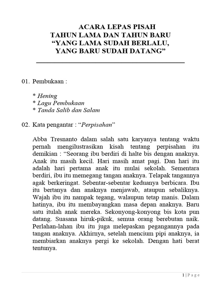 Lepas Pisah Tahun | PDF | Pengembangan Diri | Kesehatan Holistik