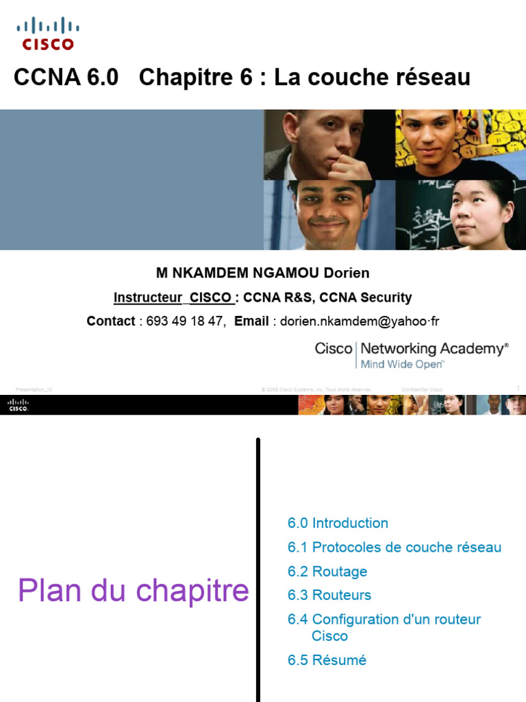 Chapitre 6 CCNA 6.0 Module 1 | PDF | Protocoles Internet | I Pv6