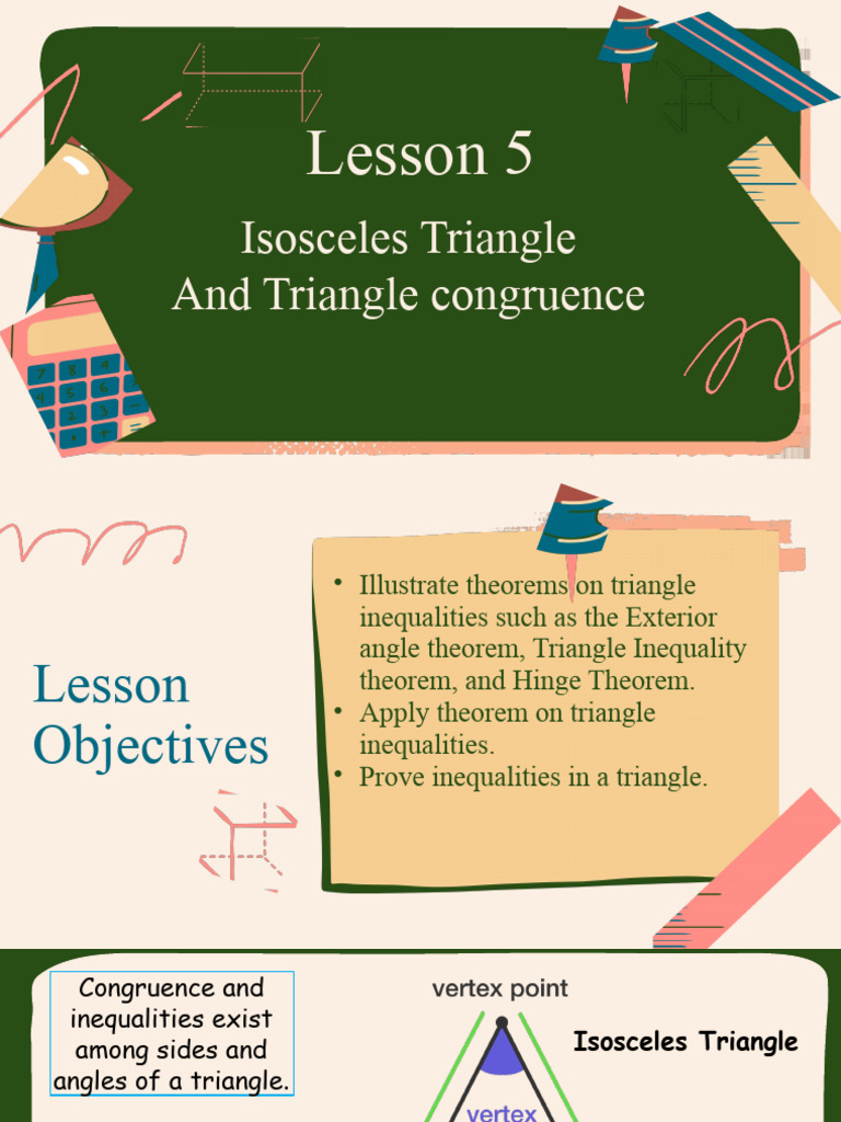 Math 8 q3 Isosceles Triangle | PDF | Triangle | Elementary Mathematics