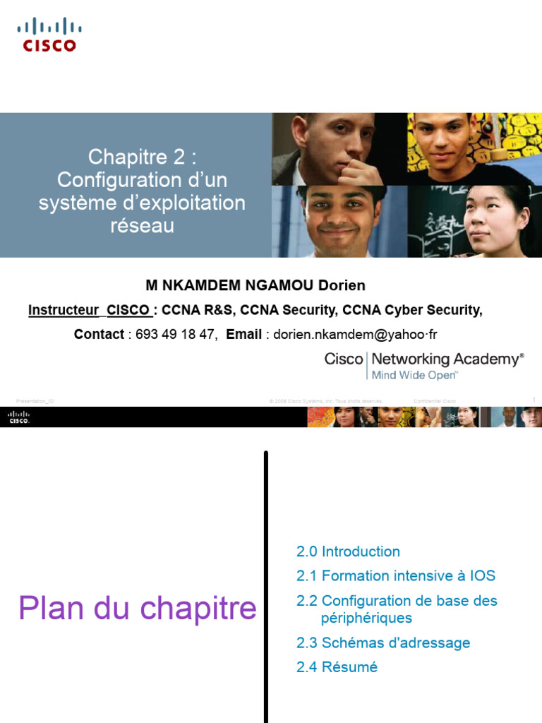 Chapitre 2 CCNA 6.0 Module 1 | PDF | Adresse IP | Système d'exploitation
