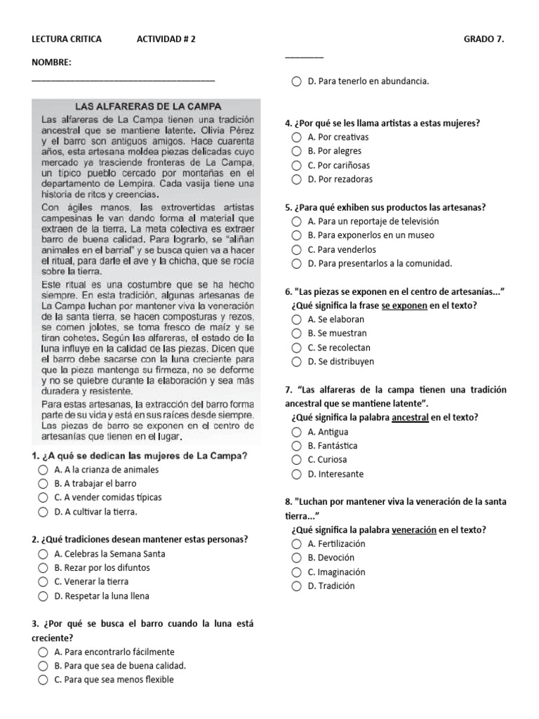 ACTIVIDAD 2 CUARTO PERIODO | PDF