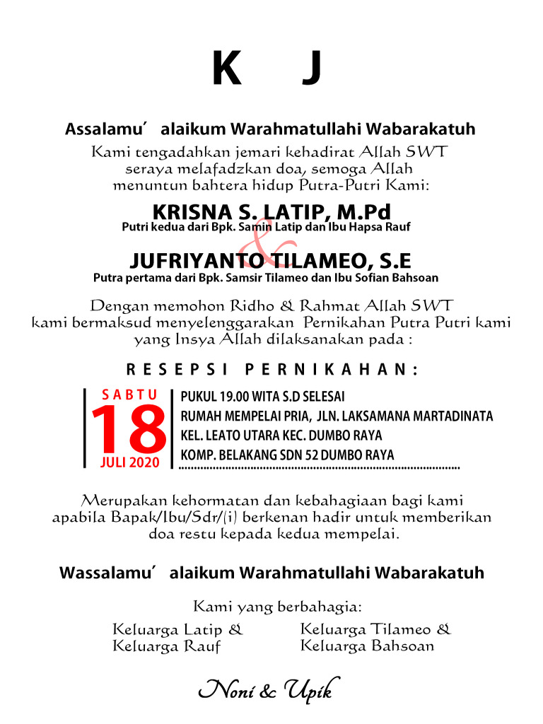 Isi (13 CM X 20 CM) 18 Juli | PDF