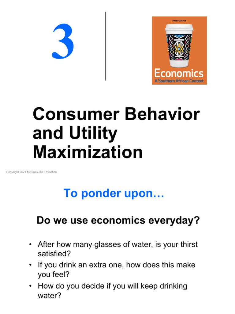 Chapter 3 3red 2021 | PDF | Utility | Demand