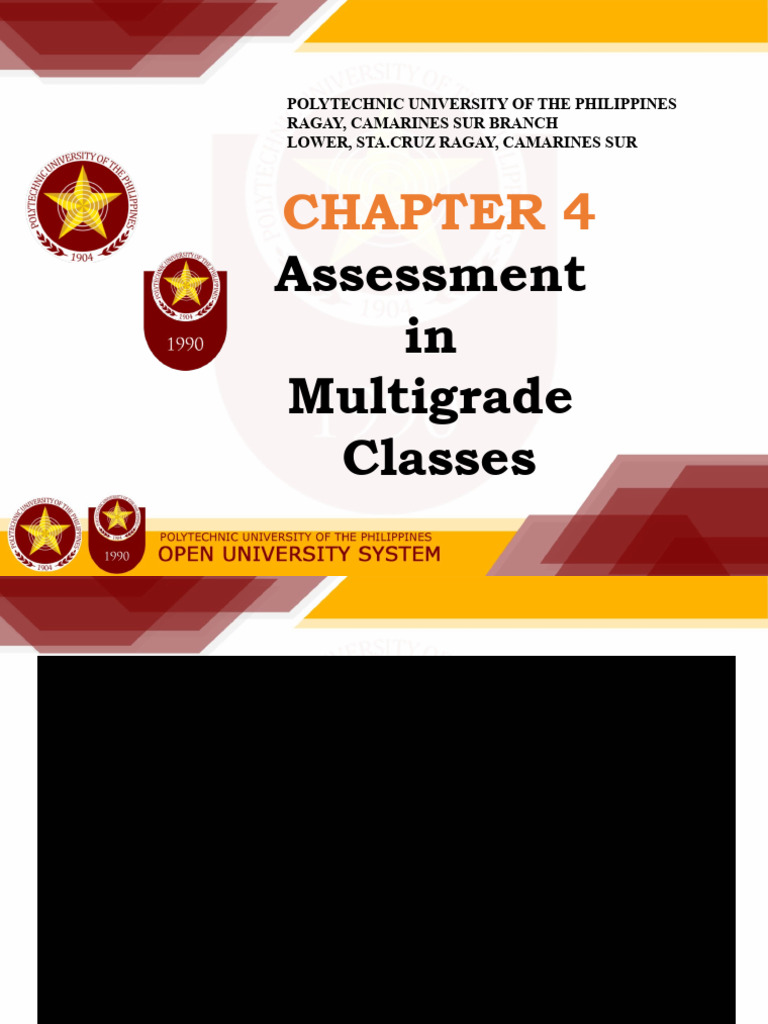 CHAPTER 4 Assessment in Multigrade Classes | PDF | Educational Assessment | Differentiated ...