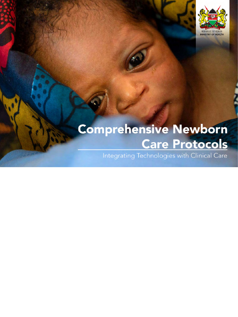 Comprehensive Newborn Care Protocols Kenya | PDF | Breastfeeding ...
