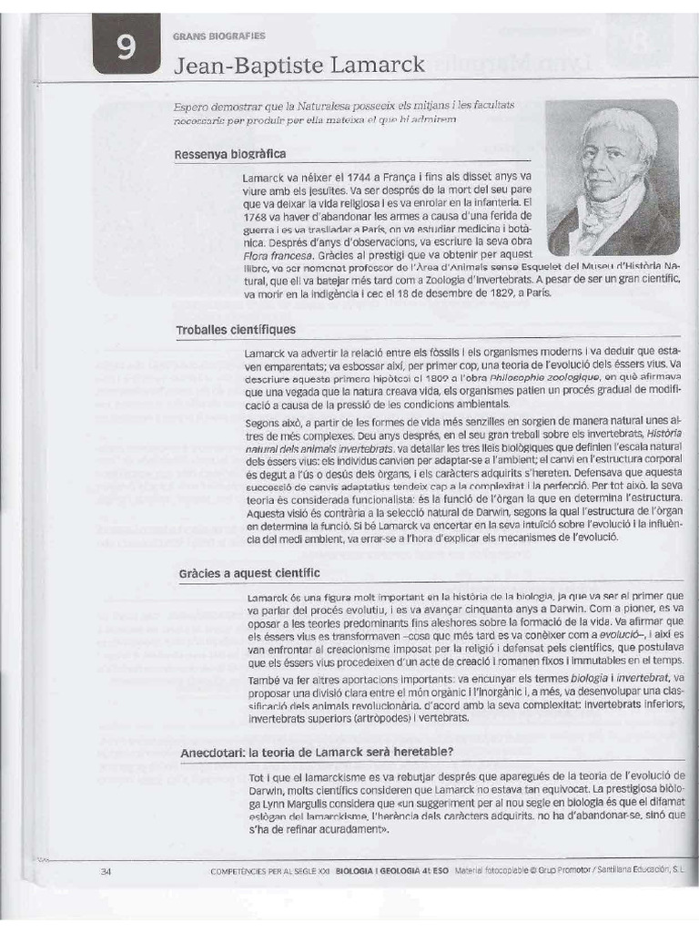 Darwin I Lamarck | PDF