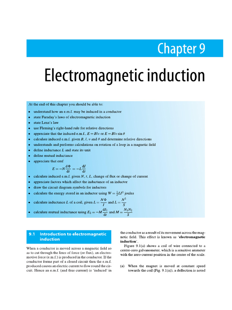 Electromagnetic Induction | PDF