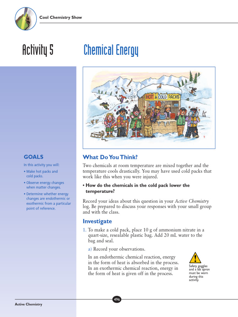 act5 | PDF | Chemical Reactions | Temperature